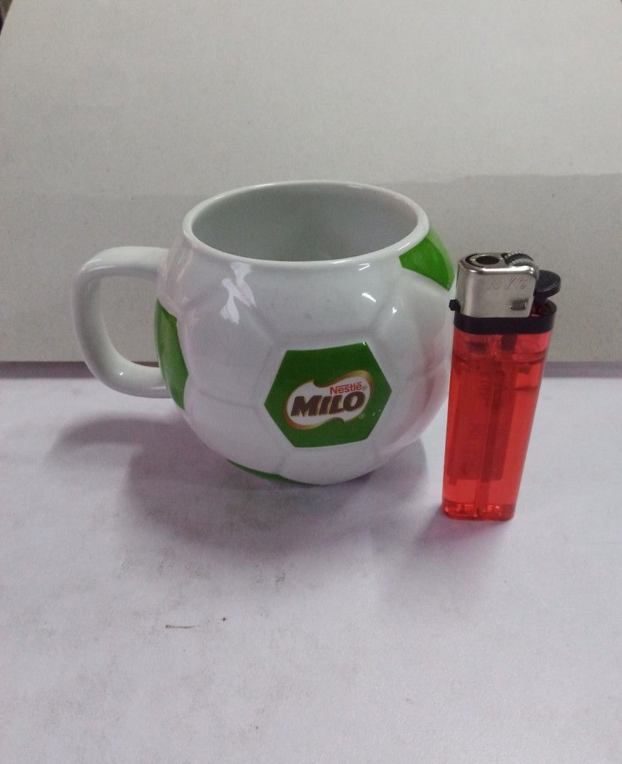 Football Nestle Milo Mug, Kole Bola Milo., Furniture & Home Living ...