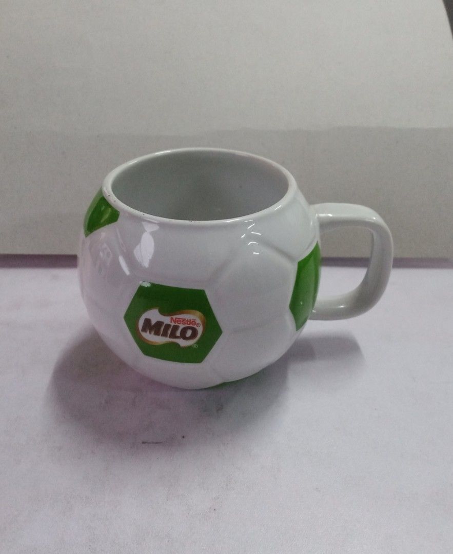 Football Nestle Milo Mug, Kole Bola Milo., Furniture & Home Living ...