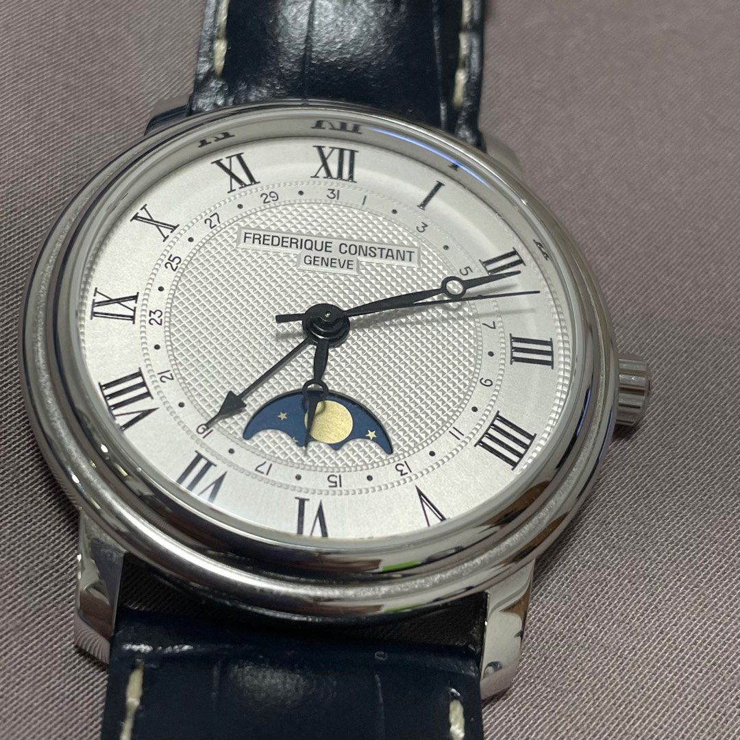 Frederique Constant moonphase watch, Luxury, Watches on Carousell