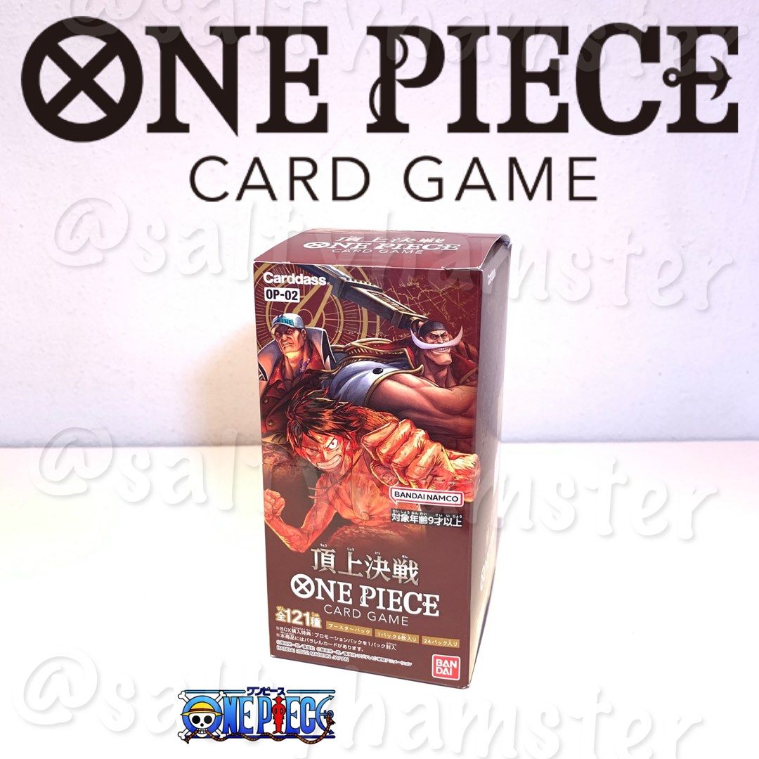[FREE COURIER!] Instocks OP-02 One Piece TCG Paramount War Trading Card ...