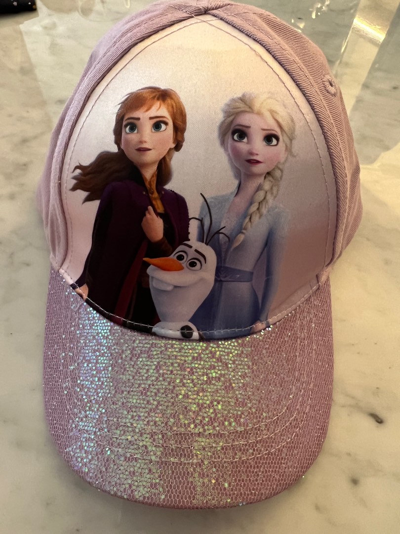 Frozen cap, Babies & Kids, Babies & Kids Fashion on Carousell