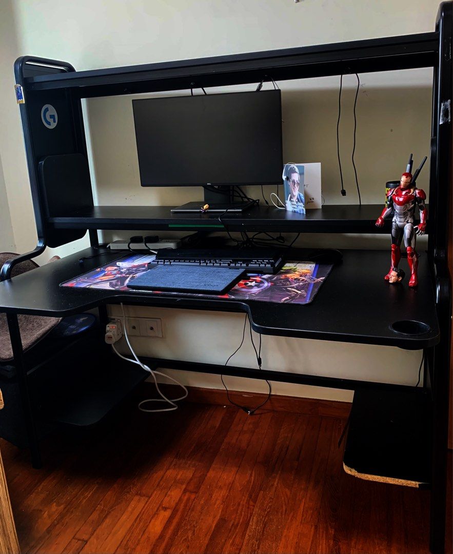 Gaming desk , Furniture & Home Living, Furniture, Tables & Sets on ...