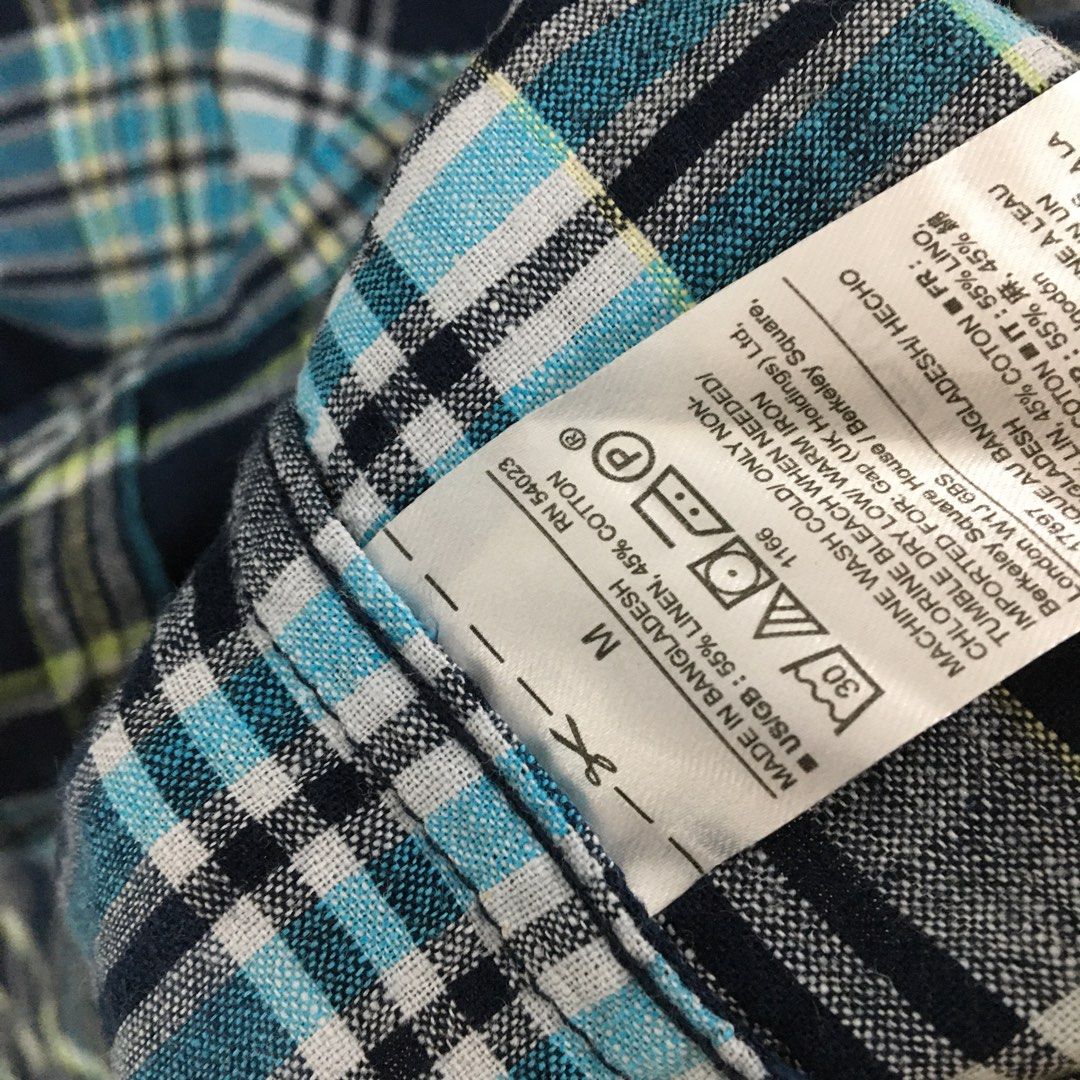 Gap Mens Coupe Classique Linen Blend Polo, Men's Fashion, Tops & Sets ...