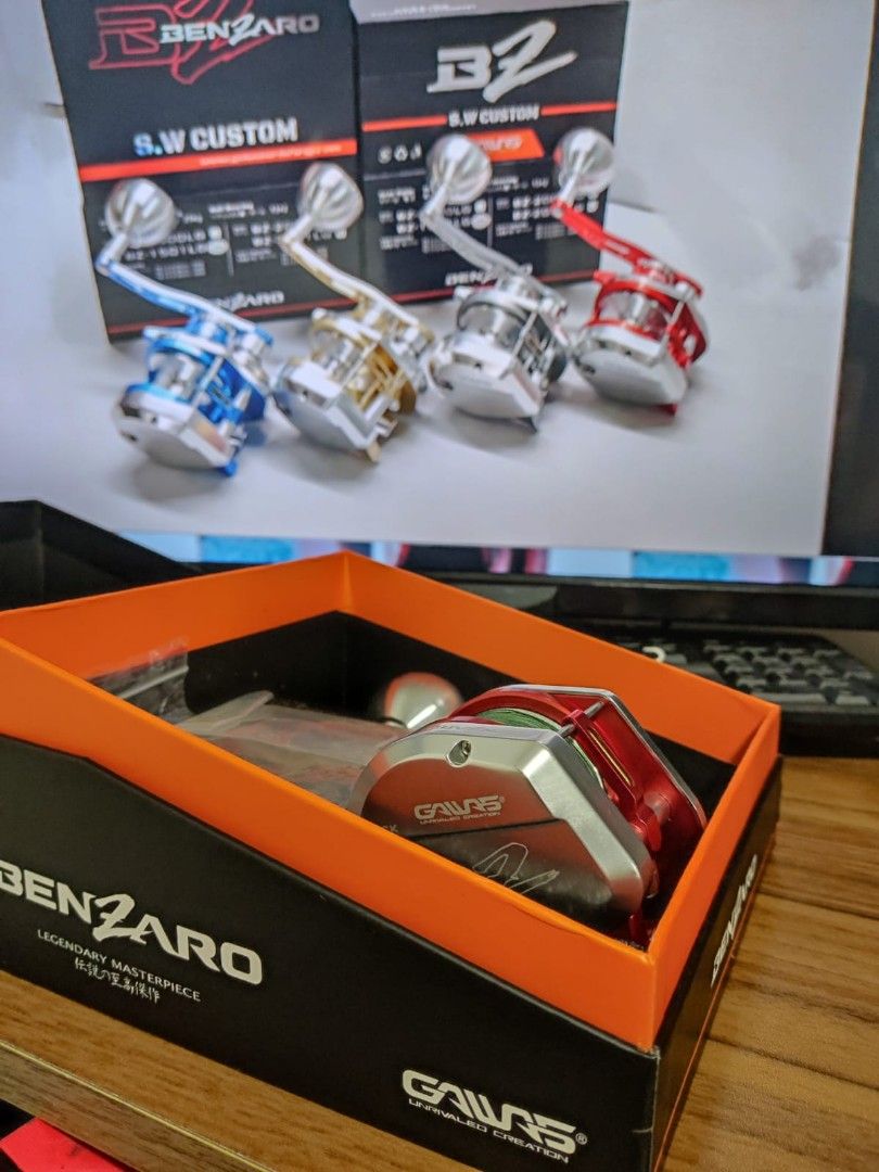 Gawas Benzaro S.W Custom Reel 25kg MAX DRAG (URGENT), Sports Equipment, Fishing on Carousell