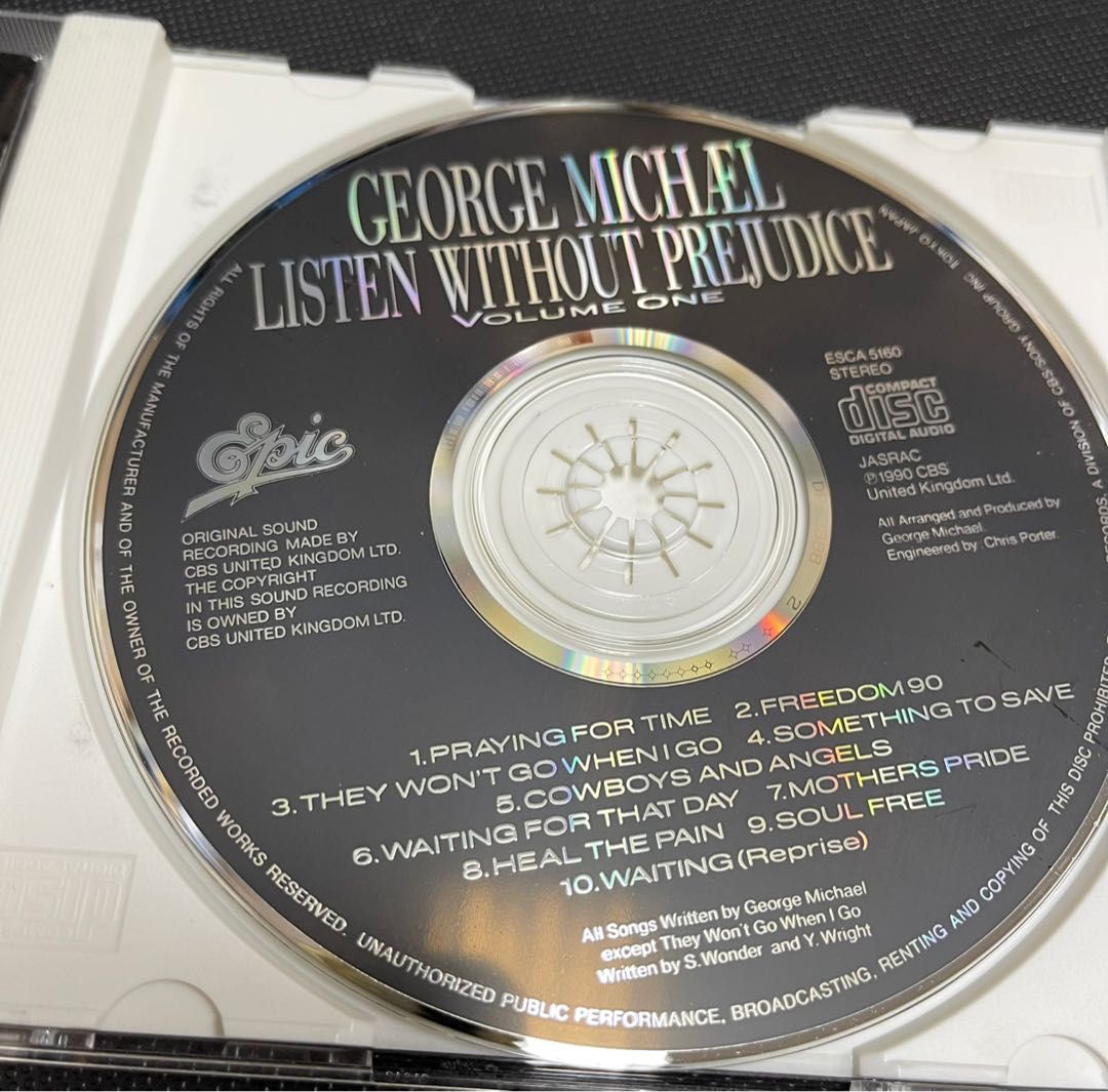 George Michael – Listen Without Prejudice Volume One CD 極靚聲舊 SMJ 日本版 新淨 ...
