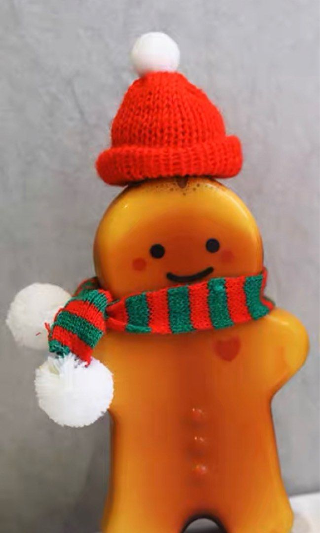 Gingerbread Man Water Bottle Brown Christmas, Furniture & Home Living ...