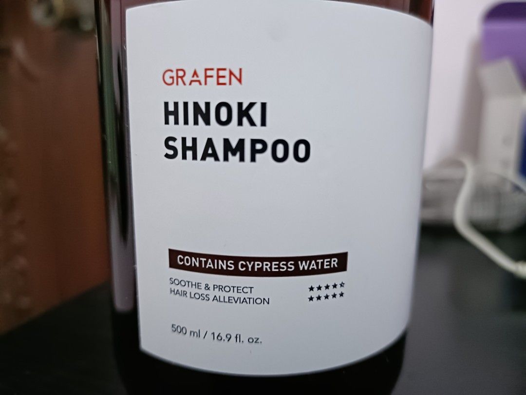 GRAFEN Hinoki Shampoo 500ml, Beauty & Personal Care, Hair on Carousell