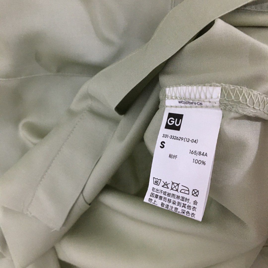 GU Mens By Uniqlo Open Collar Rayon Soft Smart Minimalist Relaxed Polo, Men's Fashion, Tops ...