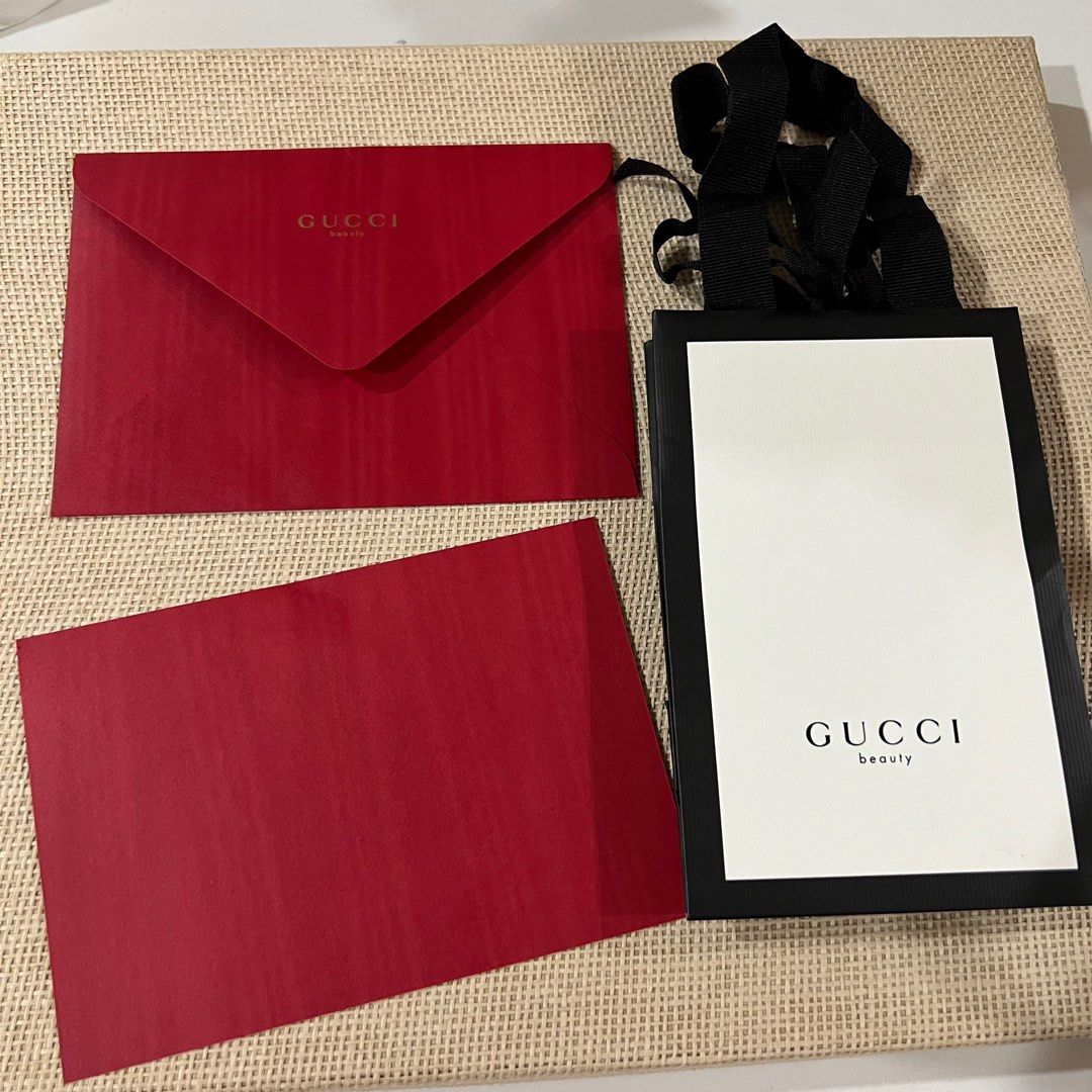 Gucci gift card and shopping bag, Luxury, Accessories on Carousell