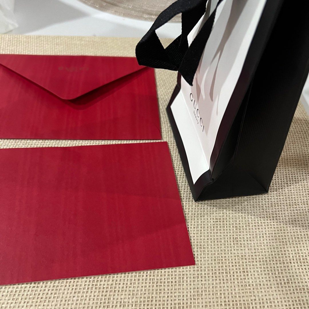 Gucci gift card and shopping bag, Luxury, Accessories on Carousell