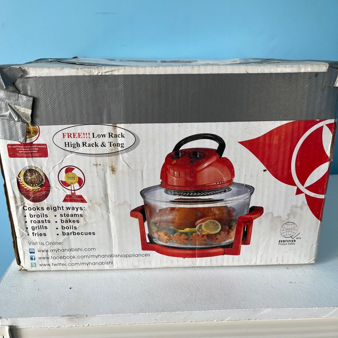 Hanabishi 7-in-1 Turbo Broiler, TV & Home Appliances, Kitchen ...