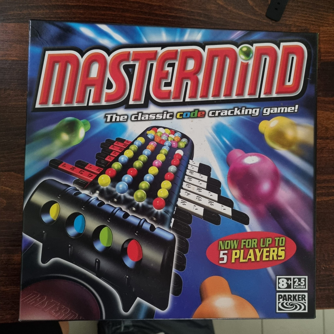 Hasbro Gaming Mastermind The Classic Code Cracking Game for Ages 8 & Up, for 2 Players, Family ...