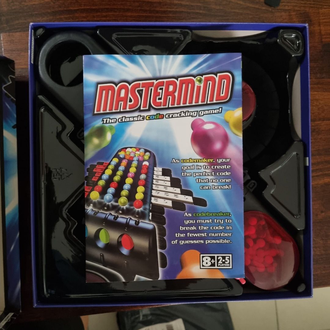 Hasbro Gaming Mastermind The Classic Code Cracking Game for Ages 8 & Up ...