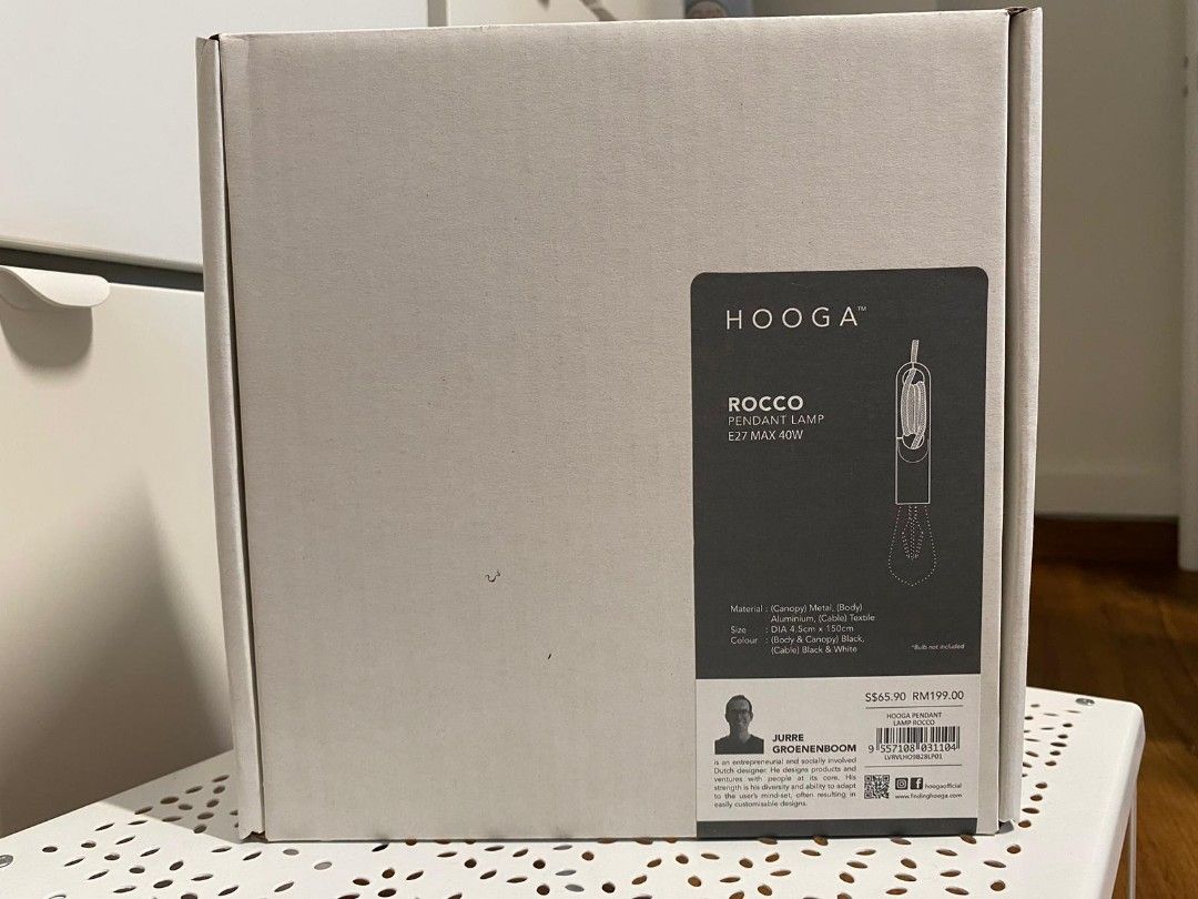 Hooga Rocco Pendant Lamp, Furniture & Home Living, Lighting & Fans ...