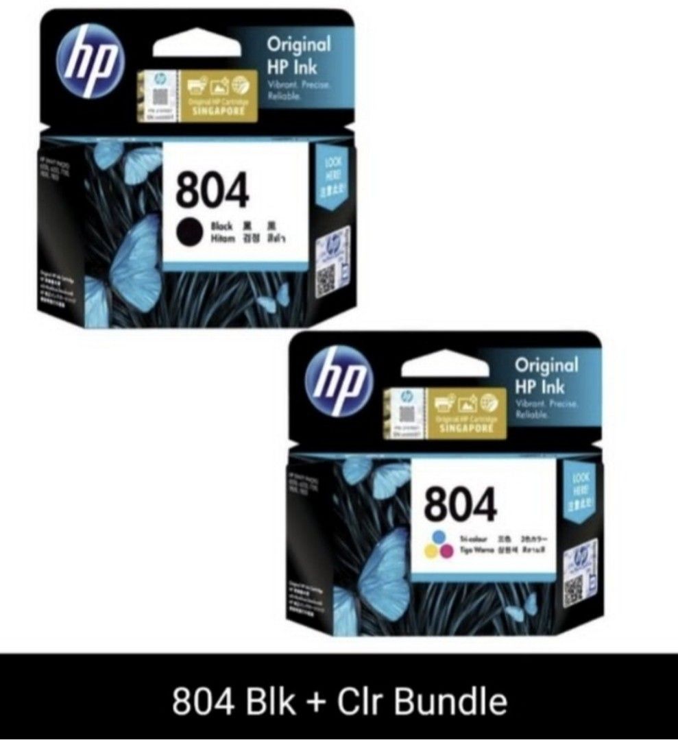 HP 804 cartridge combo, Computers & Tech, Printers, Scanners & Copiers on Carousell