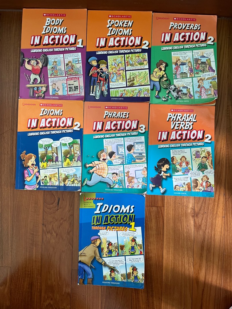 Idioms, spoken idioms, phrasal verbs books, Hobbies & Toys, Books ...