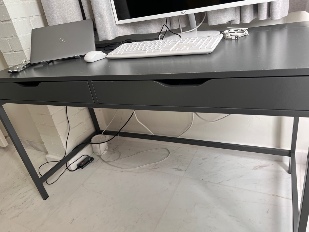 Ikea ALEX table 60X132cm, Furniture & Home Living, Furniture, Tables ...