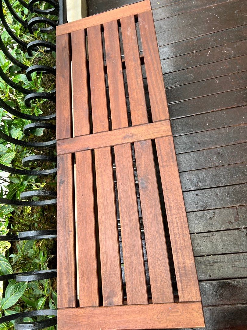 Ikea Applaro outdoor bench, Furniture & Home Living, Outdoor Furniture ...