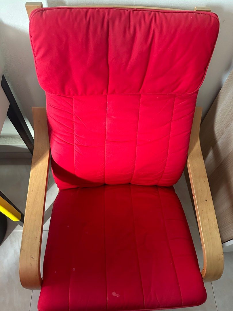 IKEA Poang Armchair, Furniture & Home Living, Furniture, Chairs on ...