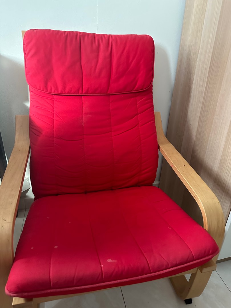 IKEA Poang Armchair, Furniture & Home Living, Furniture, Chairs on ...