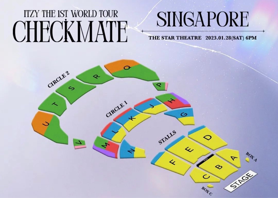 Itzy Checkmate Concert Cat 3 Ticket, Tickets & Vouchers, Event Tickets ...