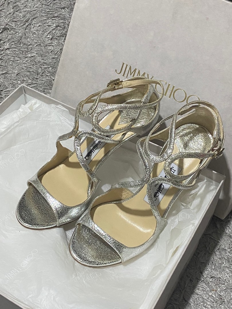 Jimmy choo ivette sandals, Women's Fashion, Footwear, Heels on Carousell