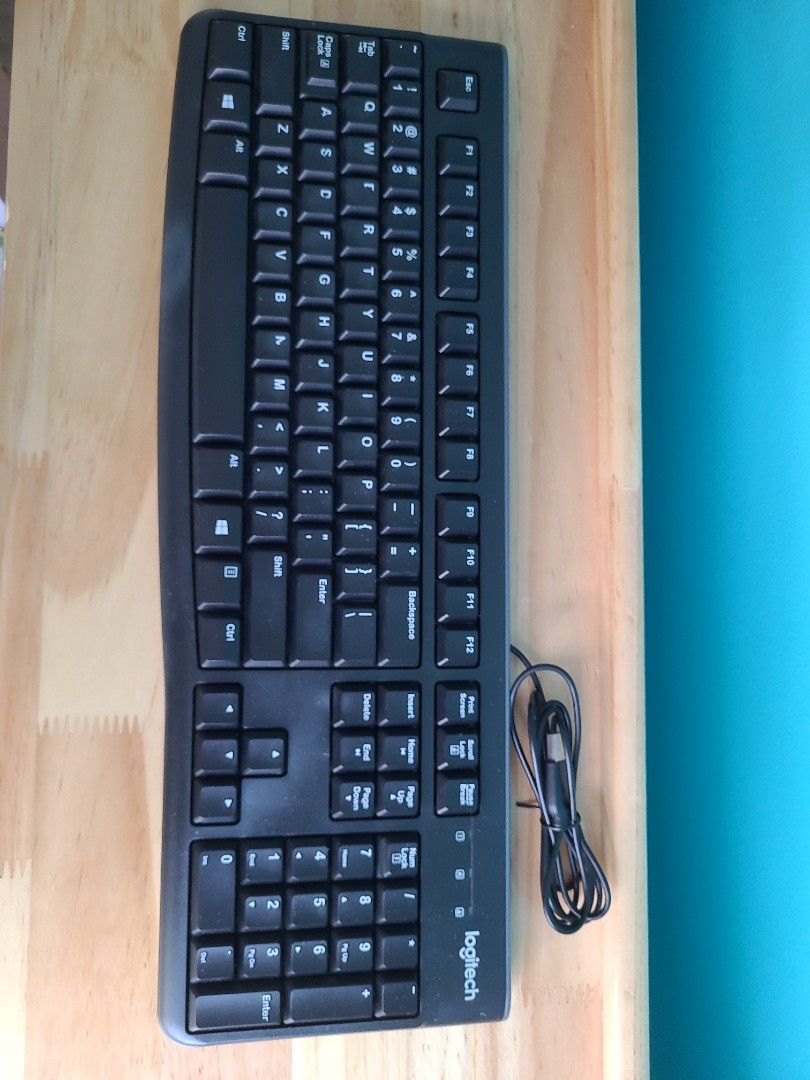 K120 Logitech Keyboard Usb Keyboard Computers And Tech Parts