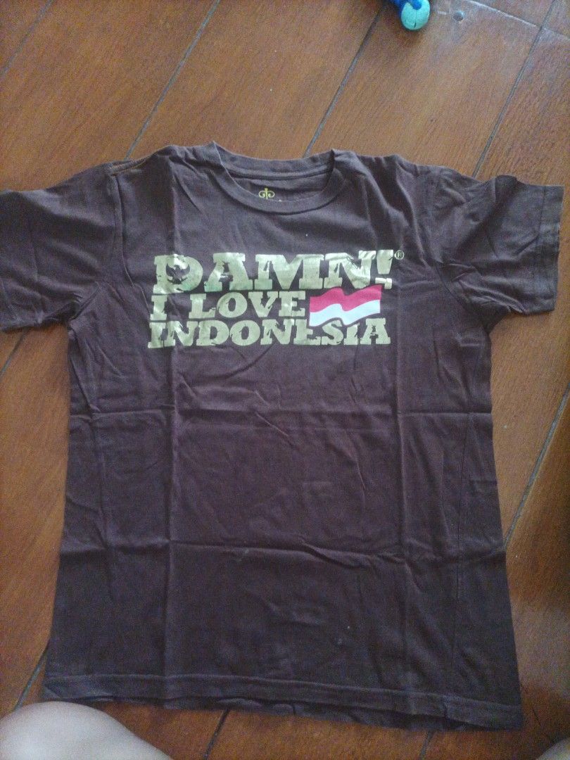 Kaos Damn I Love Indonesia ori, Fesyen Wanita, Pakaian Wanita, Atasan ...