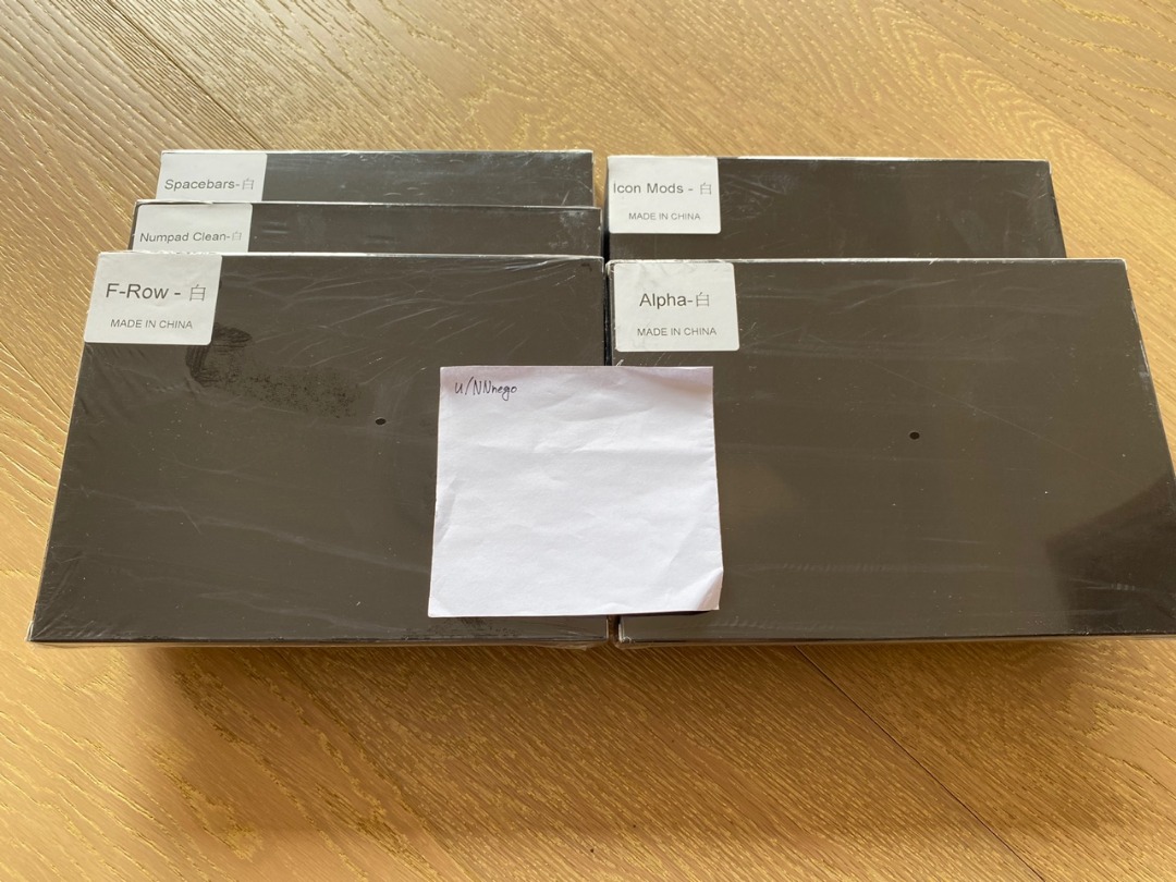 KAT Refined Black on White (BoW), custom mechanical keyboard keycap set ...