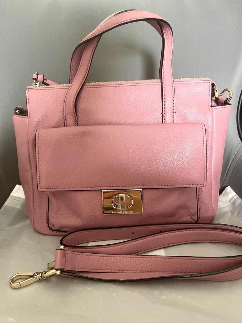 Kate Space Cross Body Detachable Strap Sling Hand Bag Pink, Women's ...