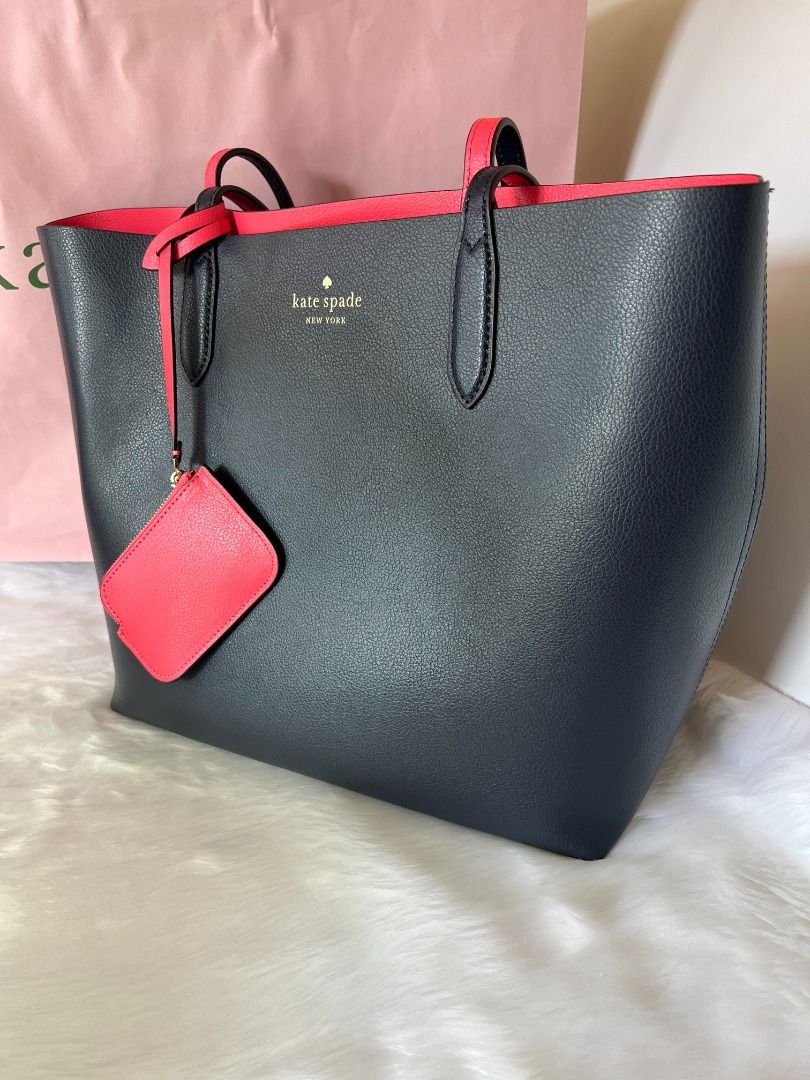 Kate Spade Ava Reversible Tote, Luxury, Bags & Wallets on Carousell