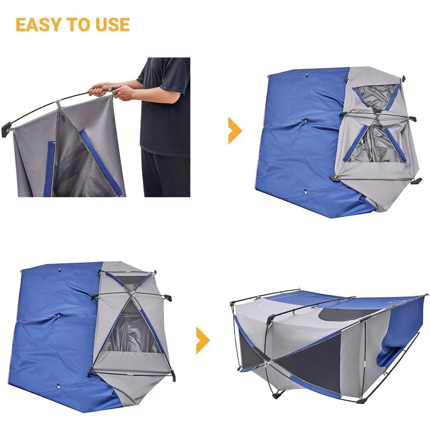 KingCamp Shower Tent Oversize Outdoor Shower Tents for Camping Dressing ...