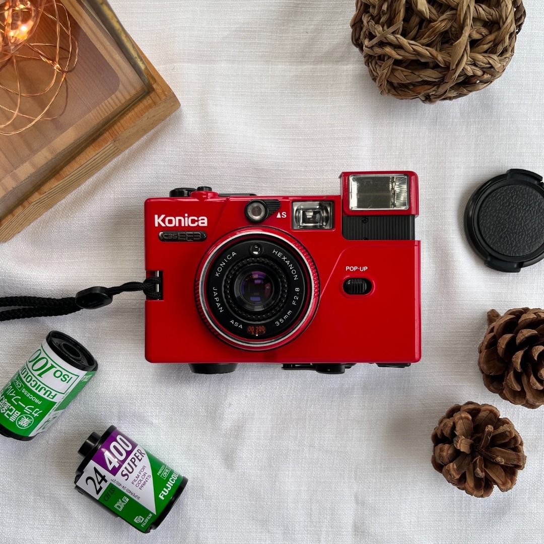 Konica C35 EF3 POP, Photography, Cameras on Carousell