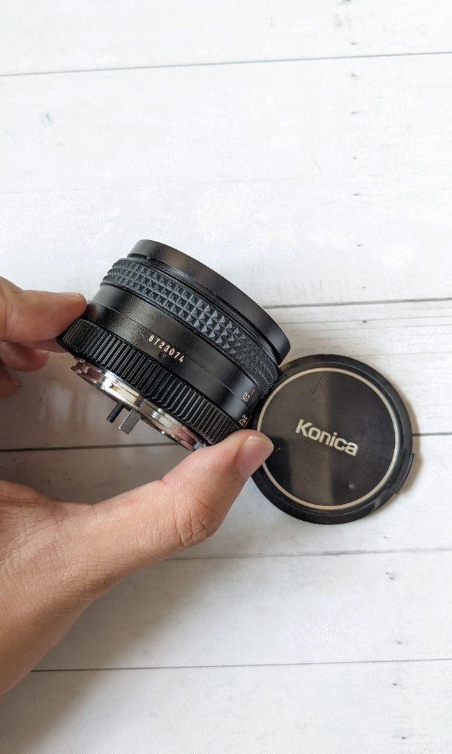 Konica Hexanon 28mm F3.5 AR mount, Photography, Lens & Kits on Carousell
