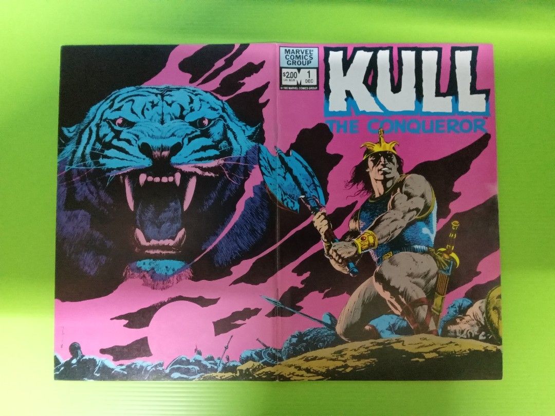 Kull The Conqueror #1 ( John Bolton - Cover Art ) Marvel BRONZE Age ...