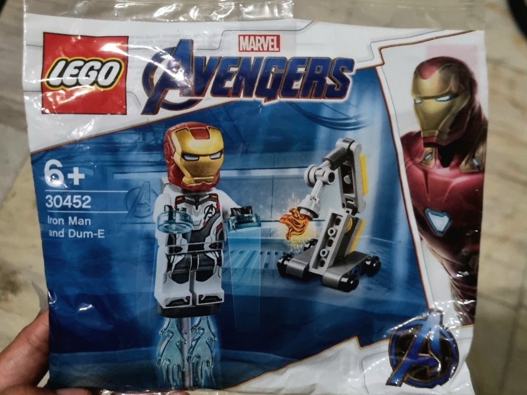Lego Iron Man and Dum-E polybag, Hobbies & Toys, Toys & Games on Carousell