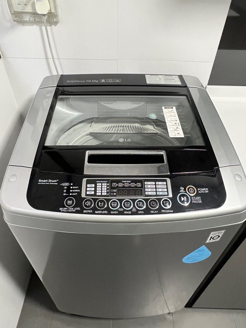 LG T2310DSPL 10kg Inverter Direct Drive Washing Machine, Furniture ...