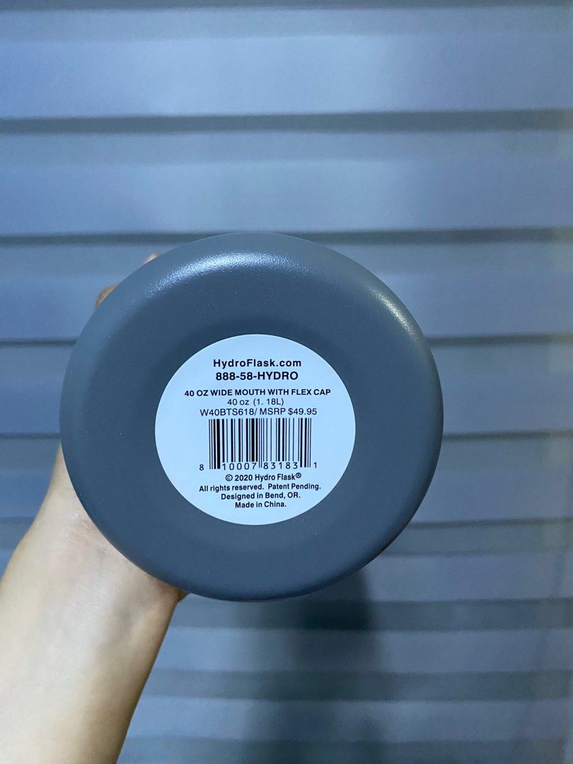 Limited edition gray color hydroflask 40oz, Furniture & Home Living ...