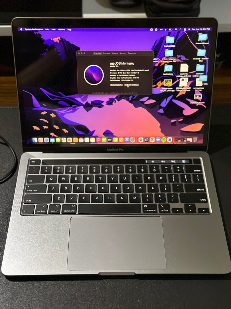 Macbook Pro 2020 Intel i5 , 16gb ram, 500 gb memory, Computers & Tech ...