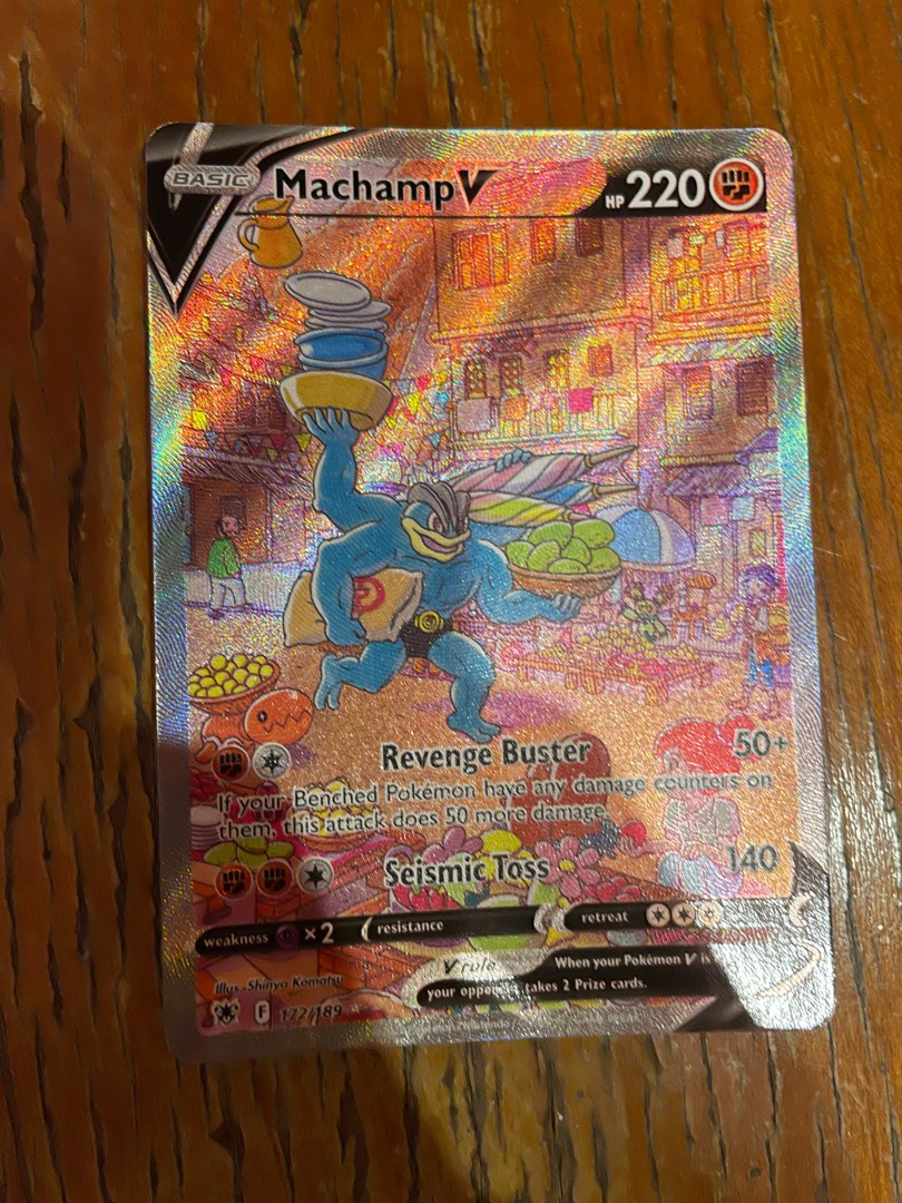 Machamp V Alternate Art, Hobbies & Toys, Toys & Games on Carousell
