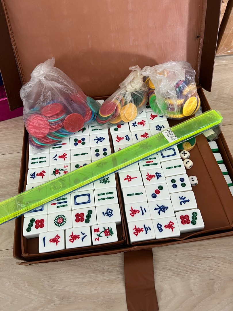 Mahjong Set (A2 size), Hobbies & Toys, Toys & Games on Carousell