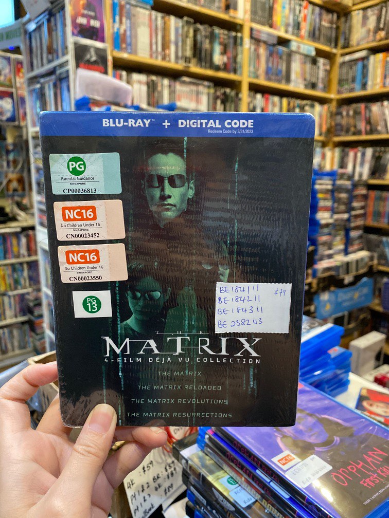 Matrix 4 movie collection., Hobbies & Toys, Music & Media, CDs & DVDs ...