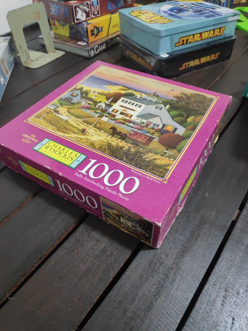 MB puzzle 1000 pcs, Hobbies & Toys, Toys & Games on Carousell