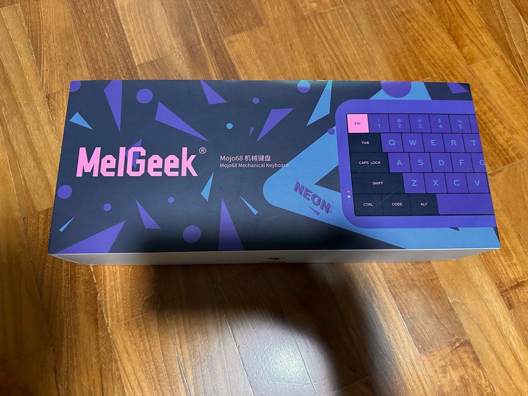 Melgeek Mojo 68 Neon Mechanical Keyboard ( Gateron Yellow Pro ...