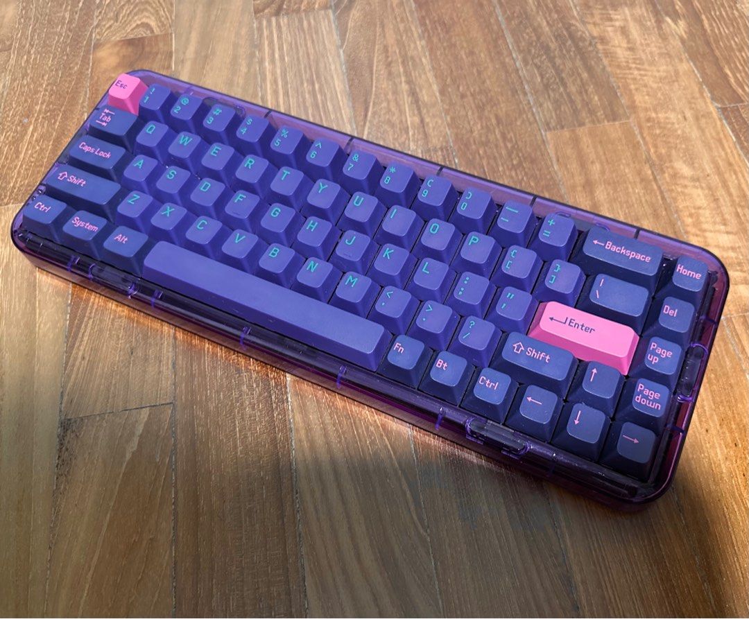 Melgeek Mojo 68 Neon Mechanical Keyboard ( Gateron Yellow Pro ...