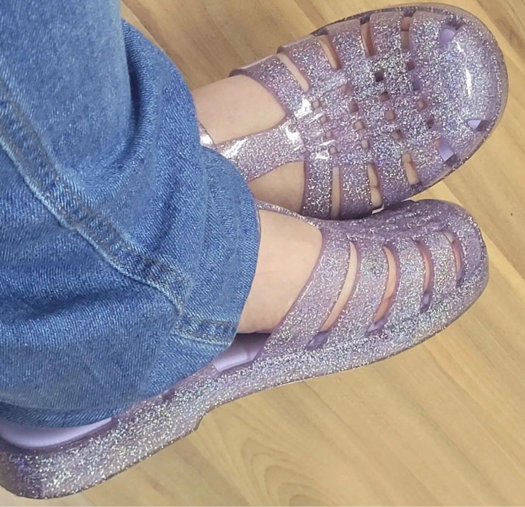 MELISSA POSSESS CS GLITTER (LIMITED !!), Fesyen Wanita, Sepatu di Carousell
