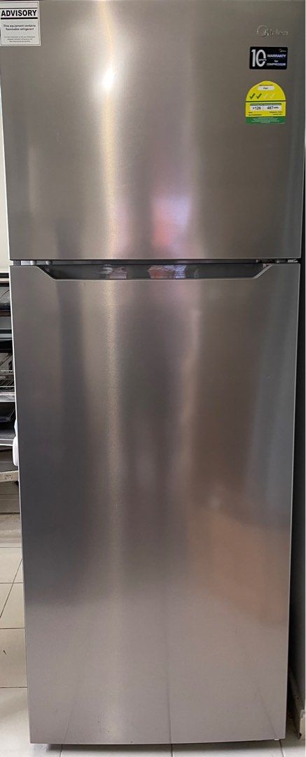 MIDEA 413L 2 DOOR FRIDGE MDRT580MTB46-SG, TV & Home Appliances, Kitchen ...