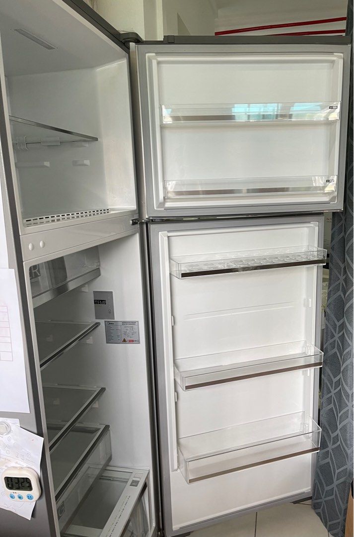 MIDEA 413L 2 DOOR FRIDGE MDRT580MTB46-SG, TV & Home Appliances, Kitchen ...