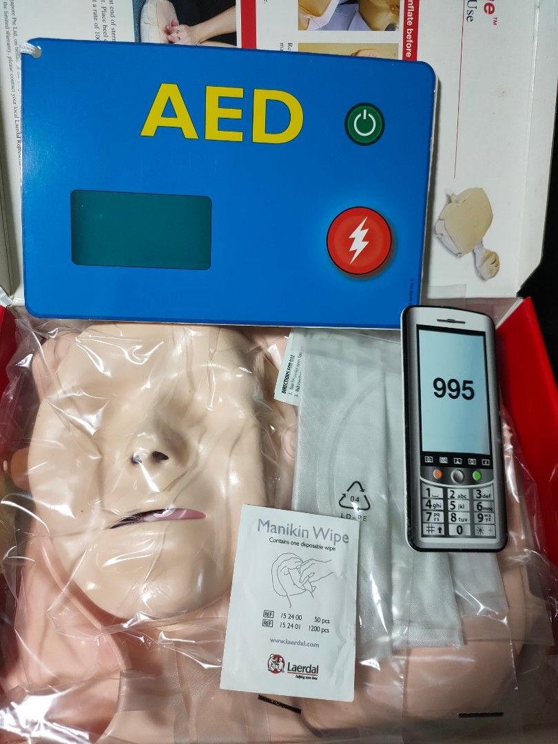 Mini Anne CPR & AED KIT/LIFE SAVING AED KIT/CPR KIT ON SALE, Health ...