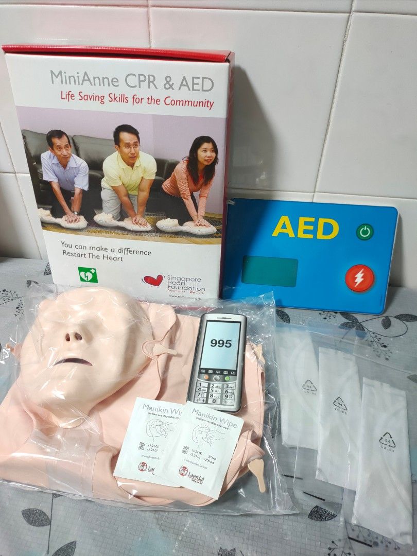 Mini Anne CPR & AED KIT/LIFE SAVING AED KIT/CPR KIT ON SALE, Health ...